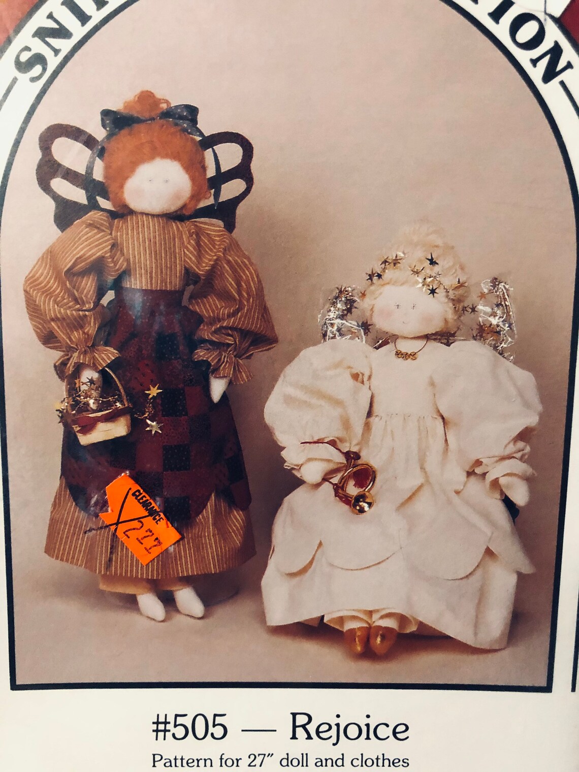 Angels Sewing Pattern Dream Spinners 505...27" Angel Doll.....uncut ...