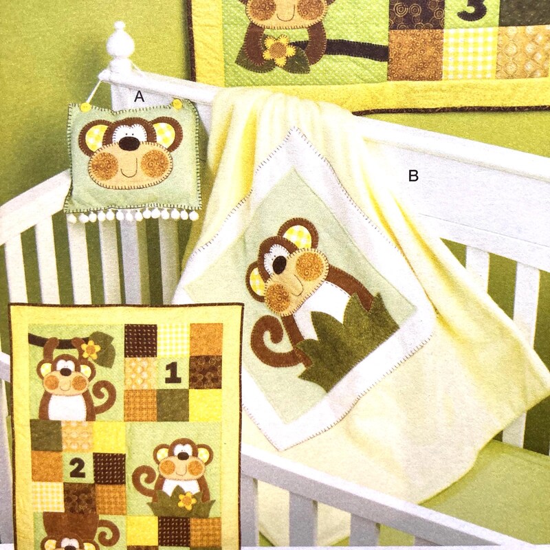 Monkey Quilt - Etsy