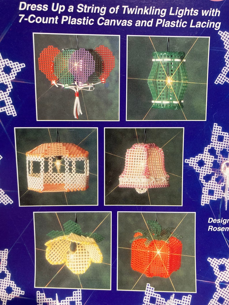 Plastic Canvas Celebration Lights Pattern Leaflet....the - Etsy