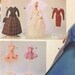Dresses and Gowns for 11 Fashion Dolls Sewing Pattern Simplicity 8481 ...