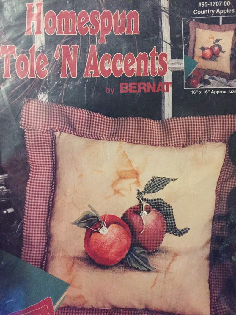 Homespun Tole 'N Accents Country Apples Kit by Bernat.....country ...
