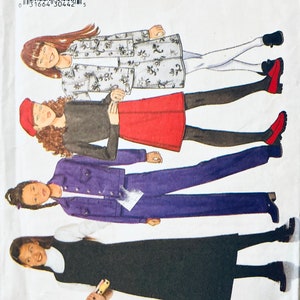 Girls' Jacket, Jumper, Skirt, and Pants Sewing Pattern Butterick 6286 ...