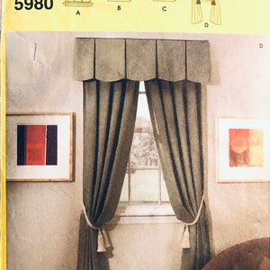 Window Treatments Sewing Pattern Simplicity 5980....redecorating ...