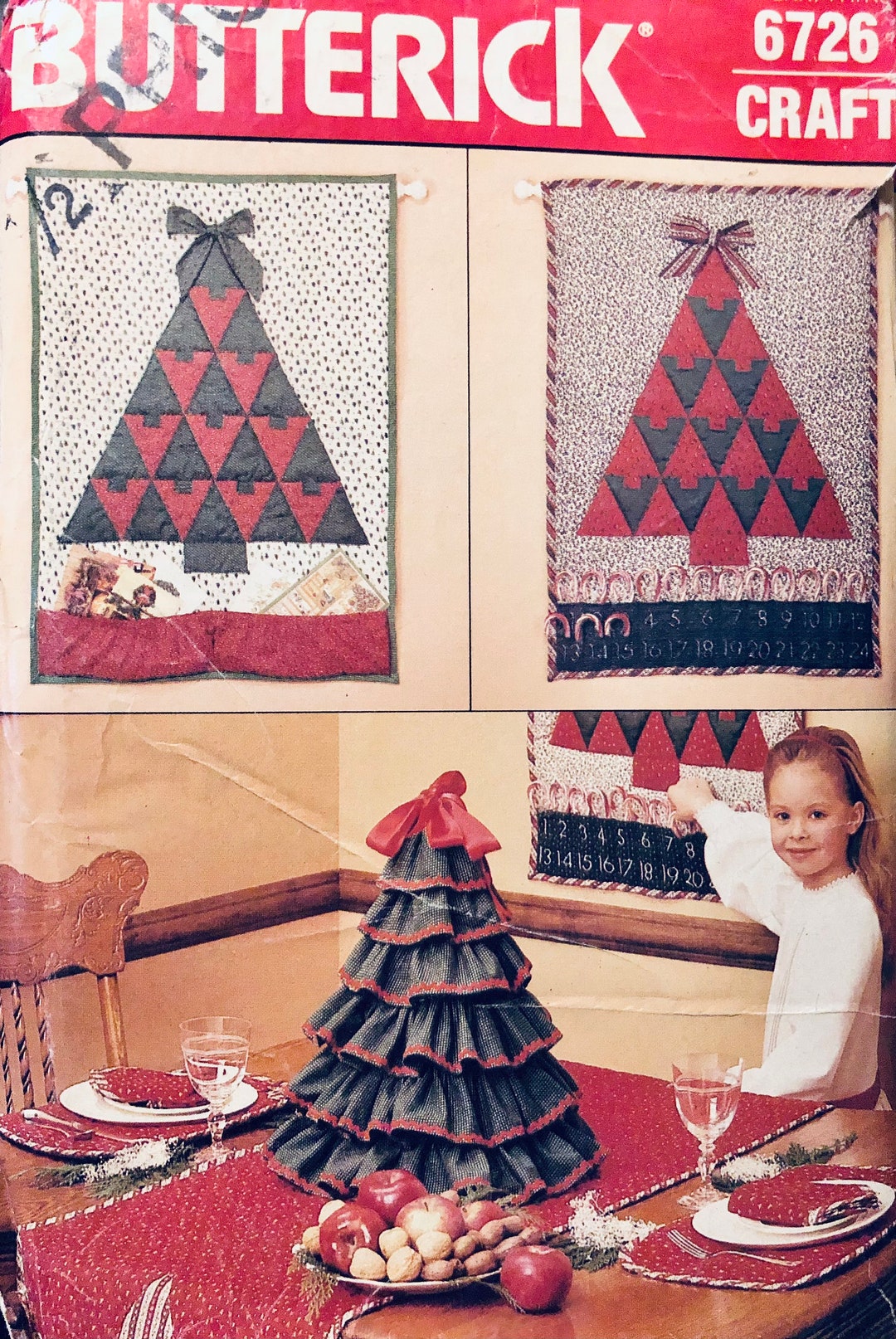 Christmas Package Sewing Pattern Butterick 6726... Complete...uncut ...