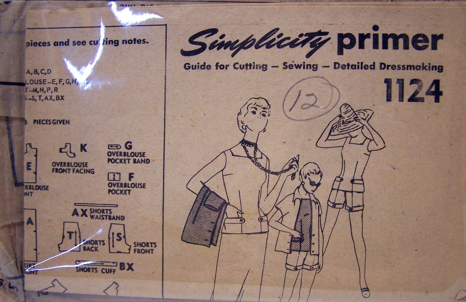 Vintage 50s Simplicity 1124 Misses' Weekend Wardrobe | Etsy