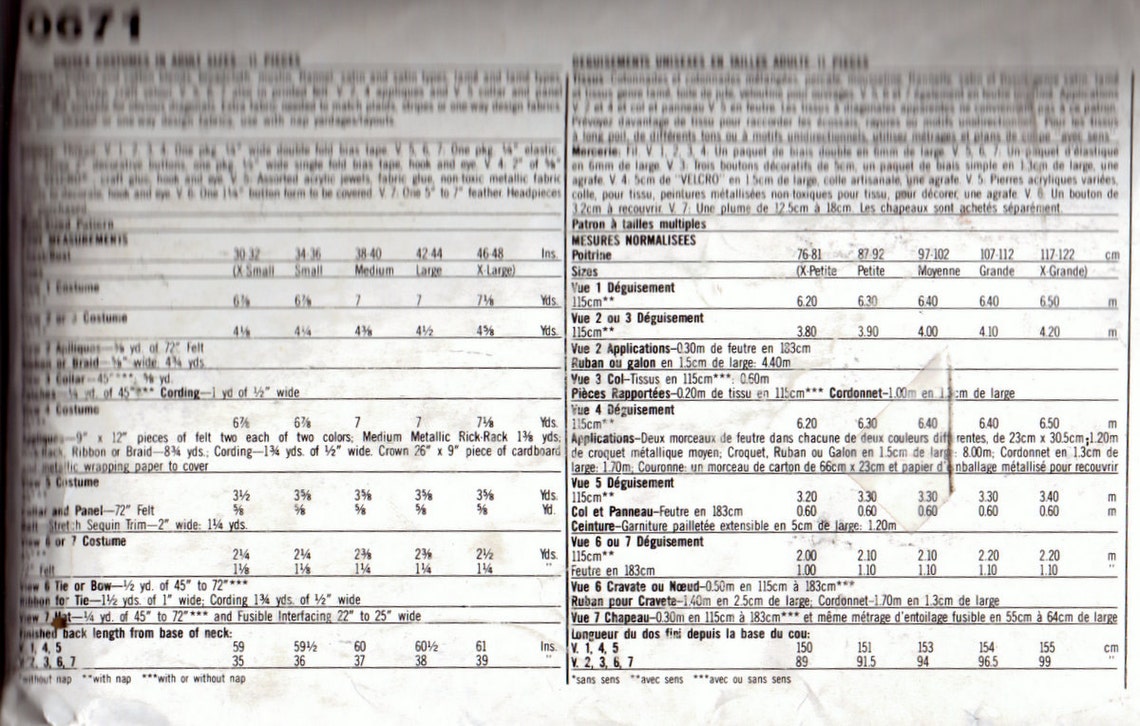 Cave Man Costumes Sewing Pattern Simplicity 0671 Costume - Etsy