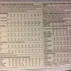 Women's Pants, Skirt, Top, and Scarf Full Figure Sewing Pattern ...