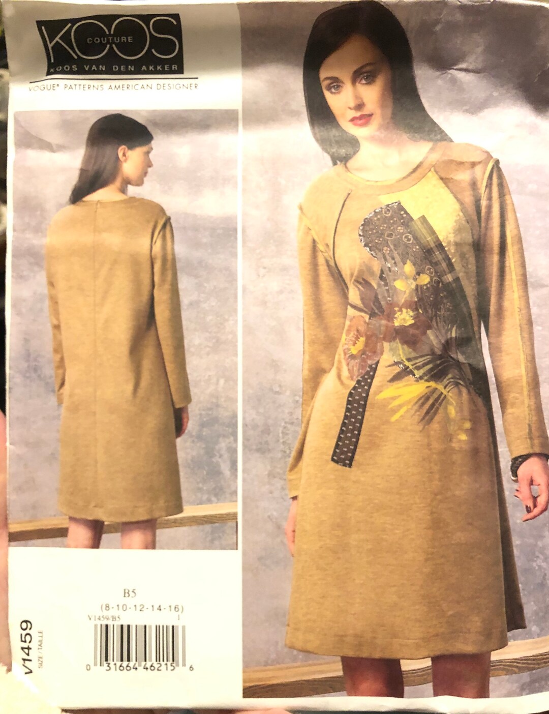 Misses' Dress Sewing Pattern Vogue American Designer....koos Couture ...