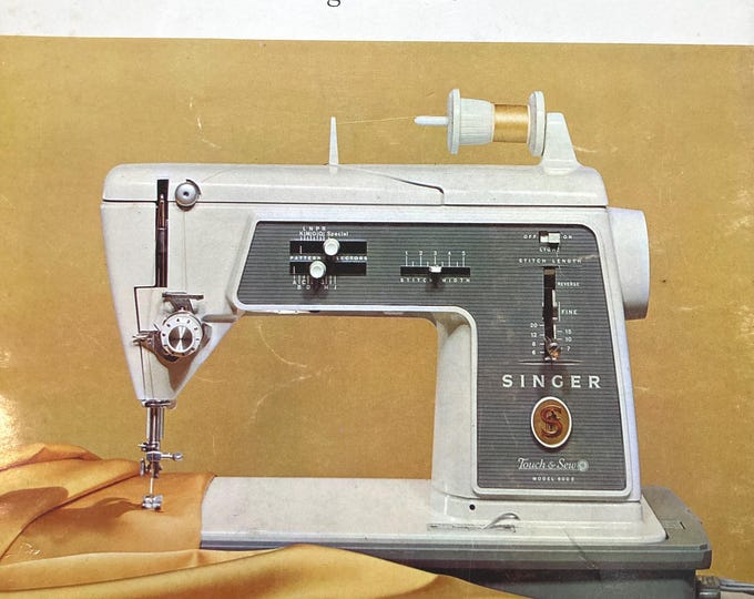Touch & Sew Sewing Machine Books…instructions for Using Touch and Sew ...