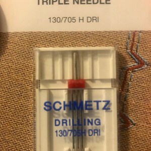 Schmetz Triple Needles....sewing Machine Needles......size Choice ...