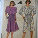 Blouse Dress Vintage 80's Sewing Pattern Simplicity 7884 - Etsy