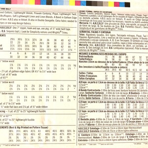 Misses' Skirts Sewing Pattern Simplicity 3924 A-line Skirt Size 12-20 ...