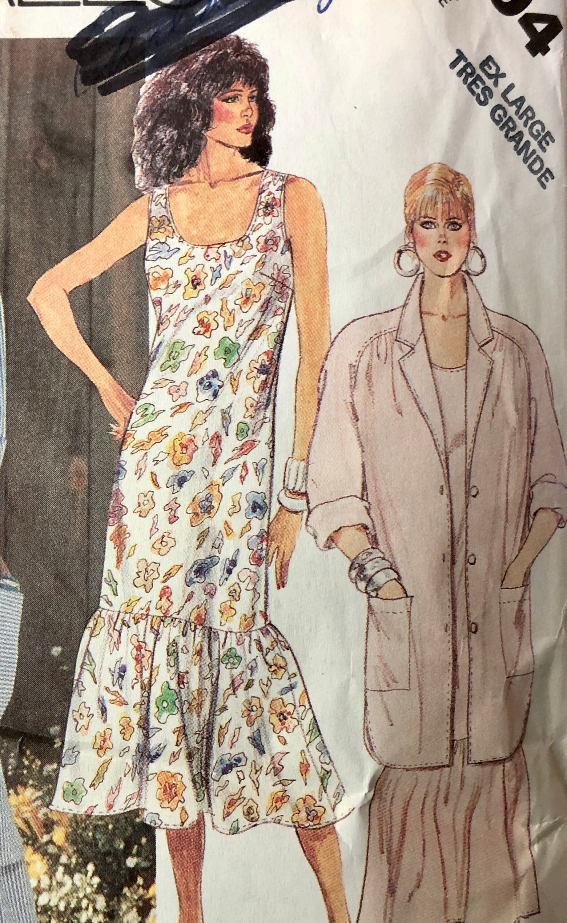 80's Misses' Shirt and Dress Sewing Pattern - Etsy