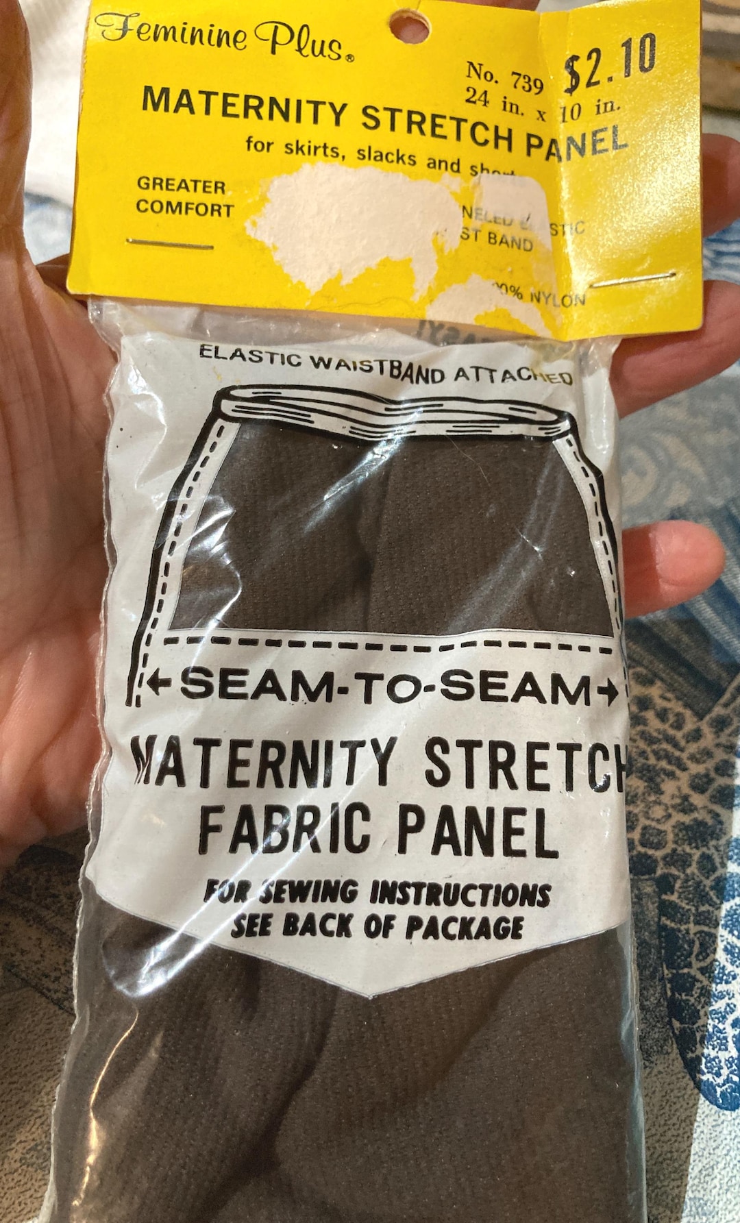 Maternity Stretch Panel for Pants or Skirts 24” X 10” Seam to Seam ...