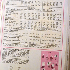 Vintage 70s Sewing Pattern Simplicity 5911 Dress Bust 30 31 Inches ...