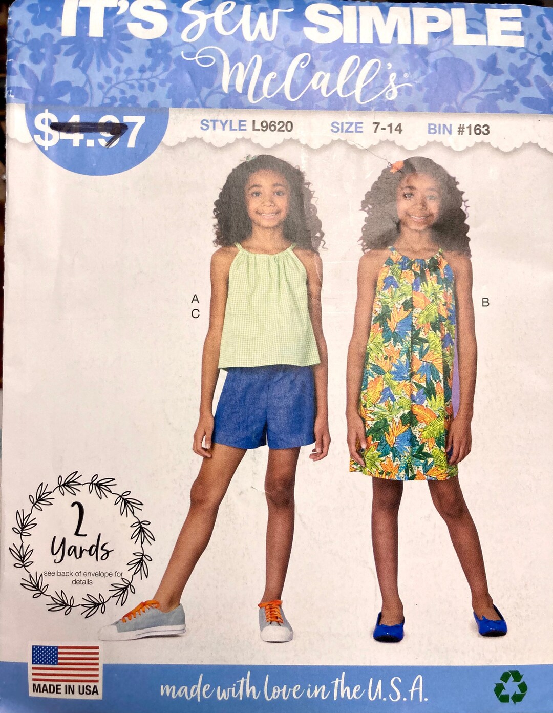 Girls' Top Dress and Shorts Sewing - Etsy