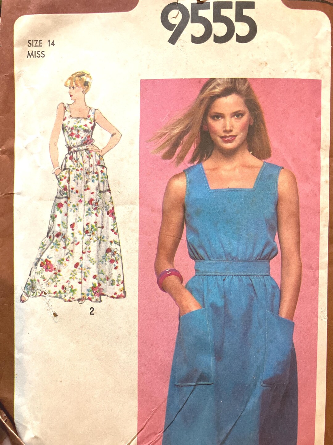 Misses’ Sundress Sewing Pattern Simplicity 9555 Size 12 Bust 34 Inches ...
