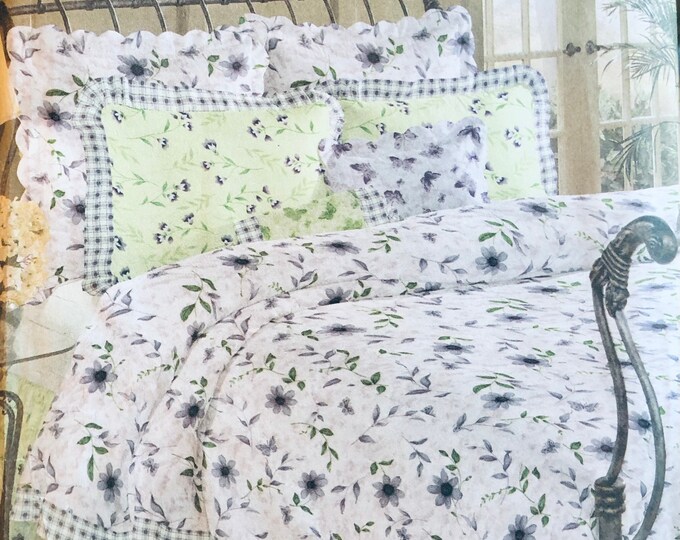 Luxurious Bedding Sewing Pattern Duvet Cover Dust Ruffle - Etsy