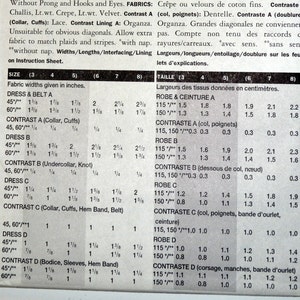 Girls' Dress Sewing Pattern Vogue 9736 Girl Dress Size 6-8 Uncut and ...