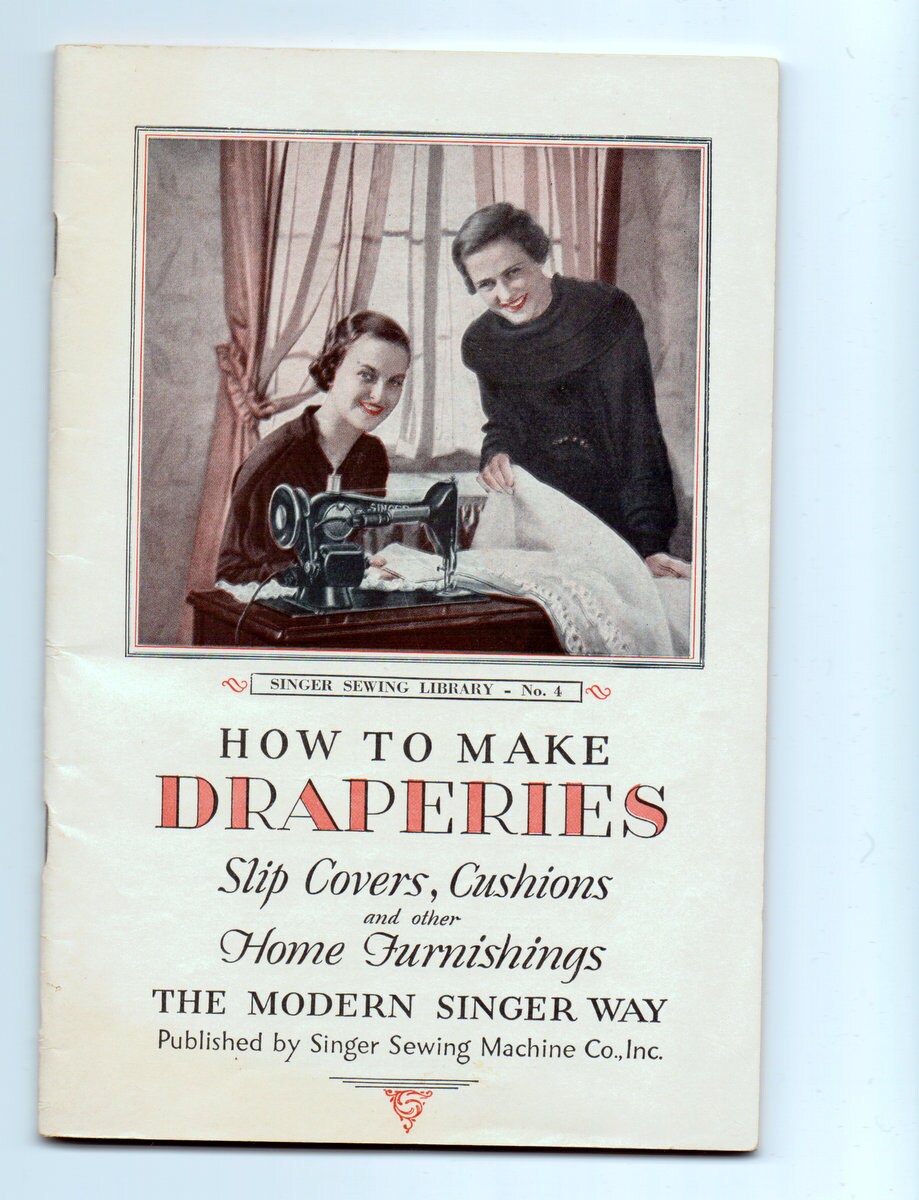 How to Make Draperies Book Singer Sewing Library | Etsy
