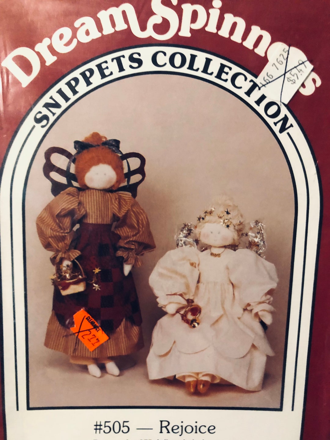 Angels Sewing Pattern Dream Spinners 505...27 Angel Doll.....uncut ...