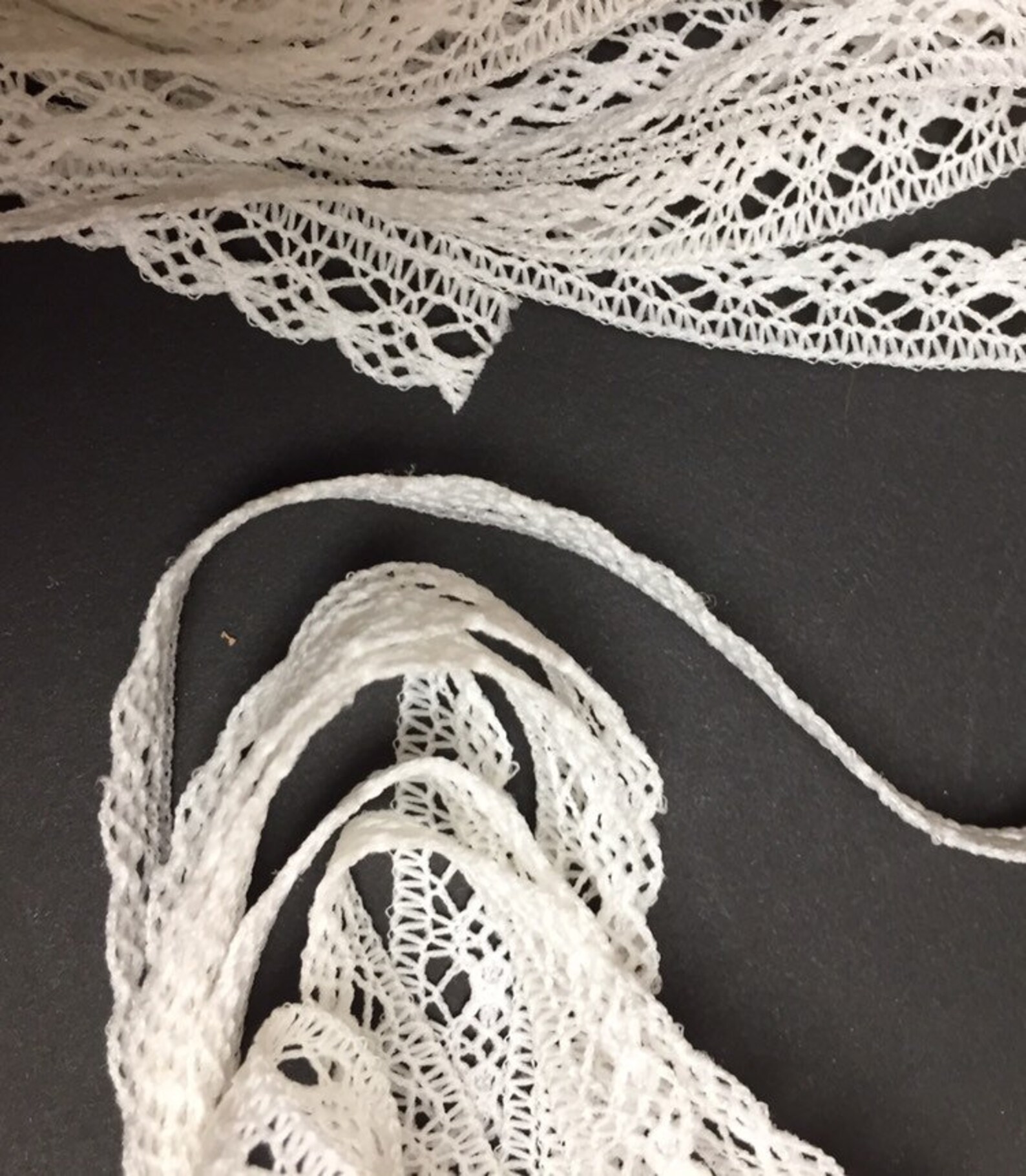 Vintage Edge Lace White Lace 0.5 Inches Wide 7.5 Yards Long - Etsy
