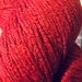 Berroco Vintage Yarn ....deep Red Yarn...machine Washable Yarn ...
