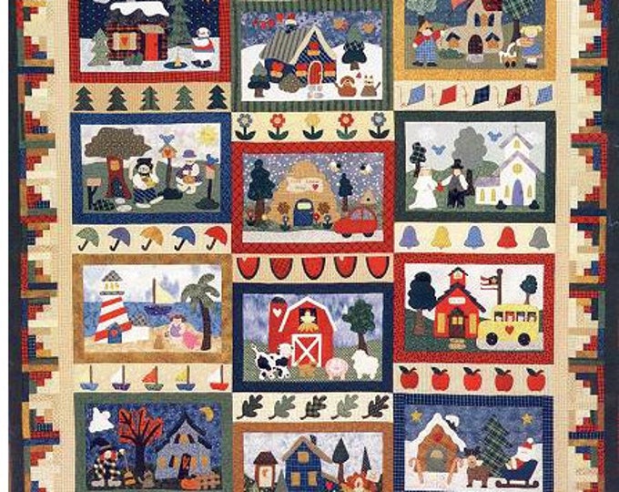 Home is Where the Heart Is....block of the Month Quilt Kits...the ...