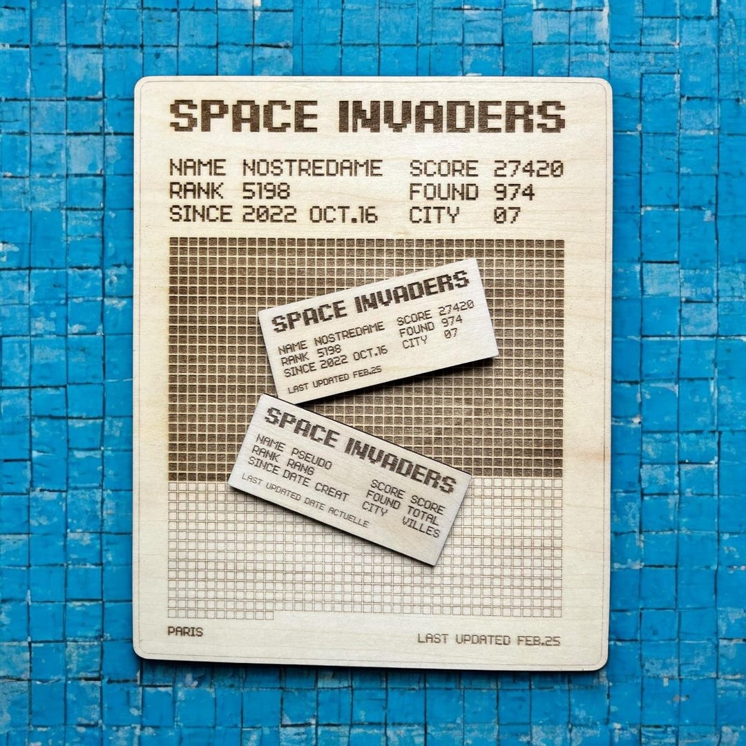 Tableau de Chasse Space Invaders - Score, Classement et Progression ...
