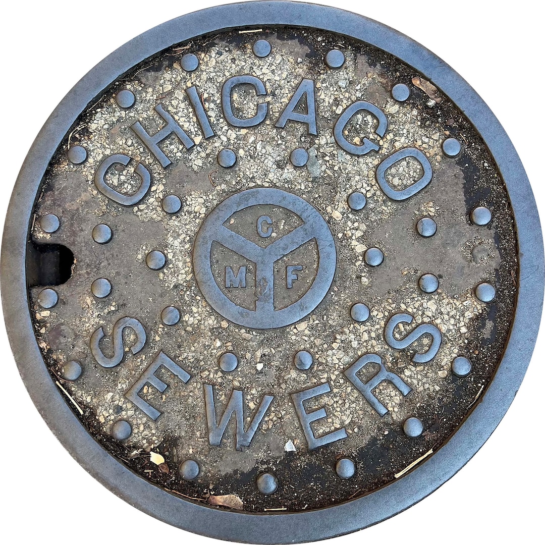 MIDWEST SERIES - Chicago, IL #3Y - Sewer Cover Doormat - Etsy
