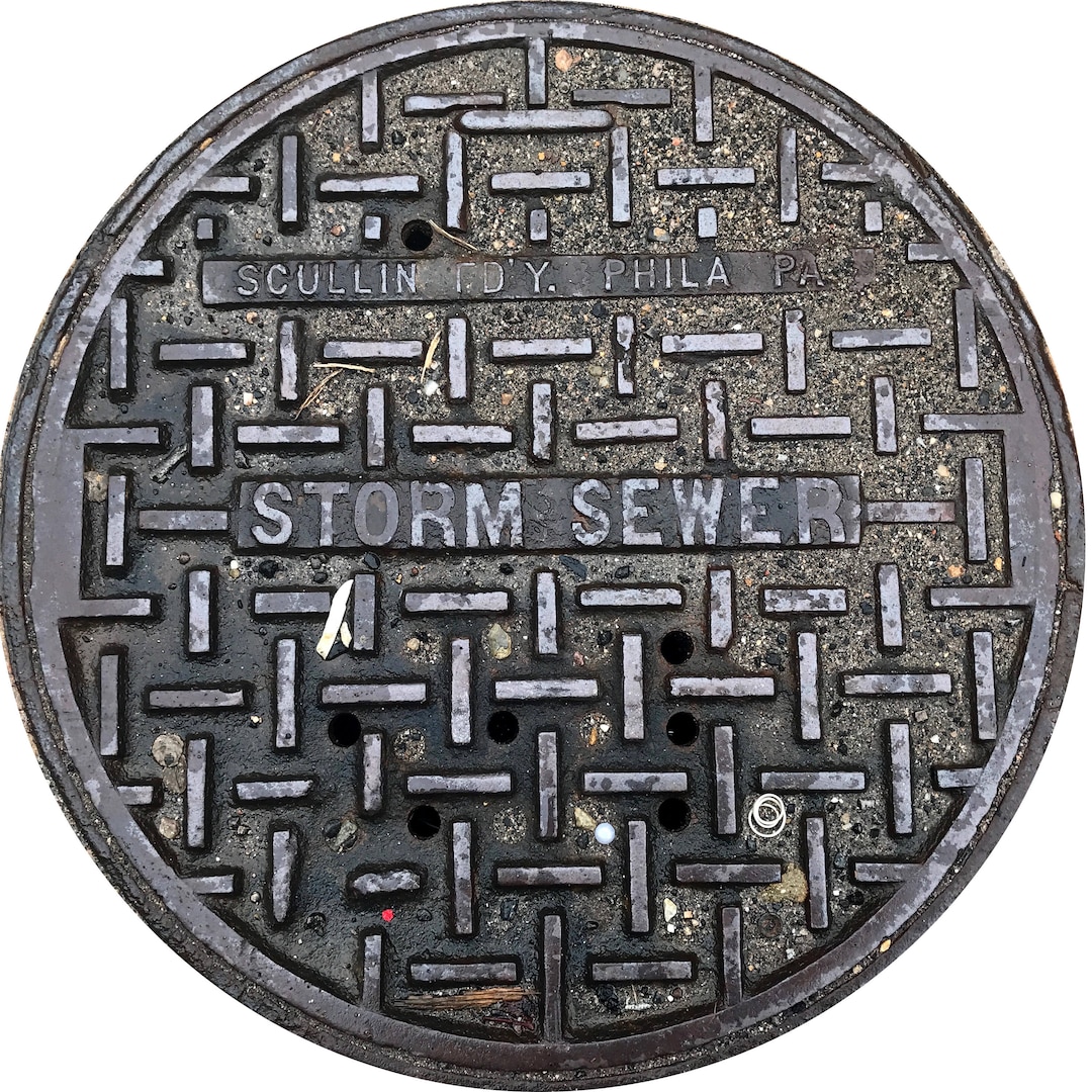 EAST SERIES - Philadelphia, PA - Sewer Cover Doormat - Etsy