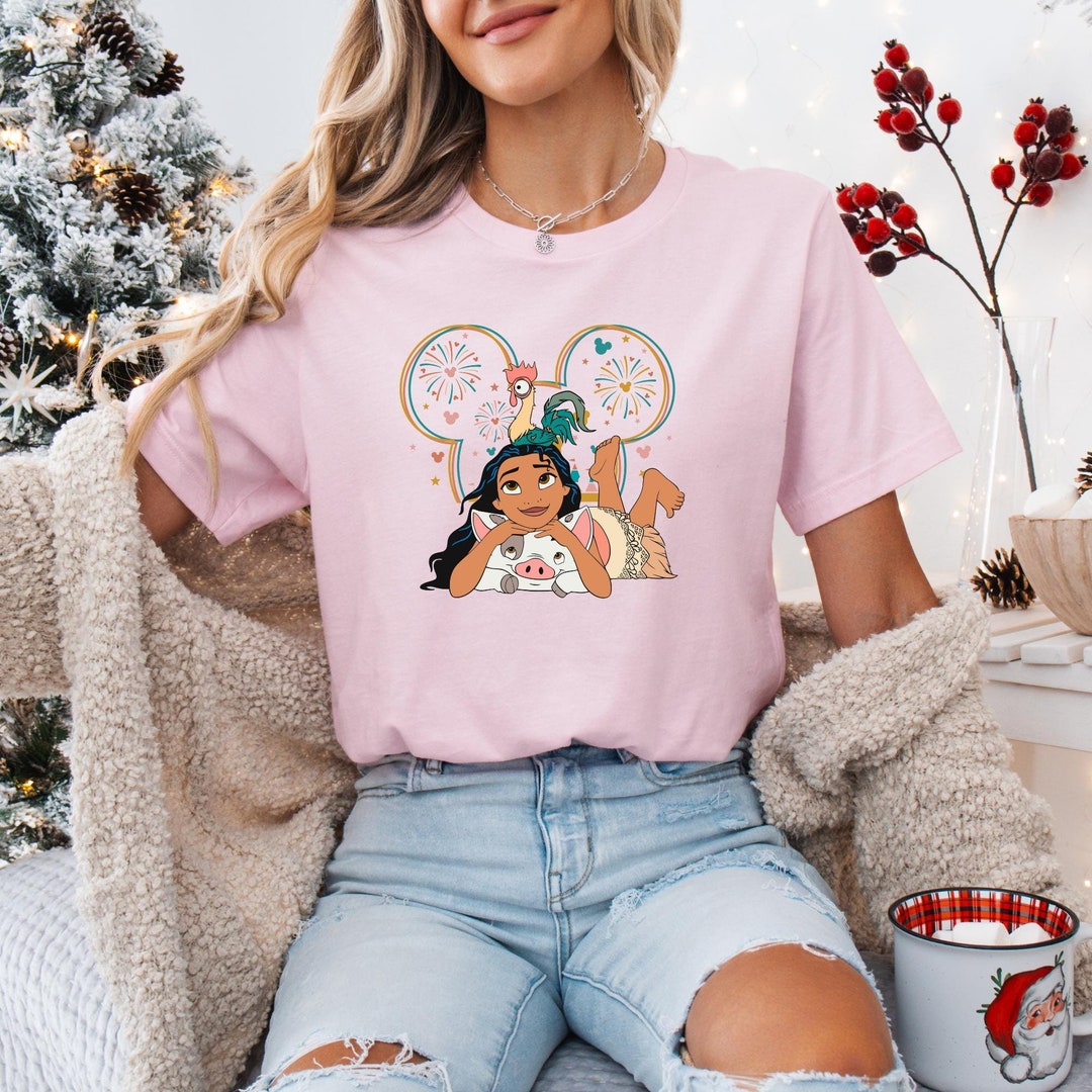 Vintage Moana Shirt, Mickey Ears Moana Tee, Pua and Hei Hei Shirt, Kids ...