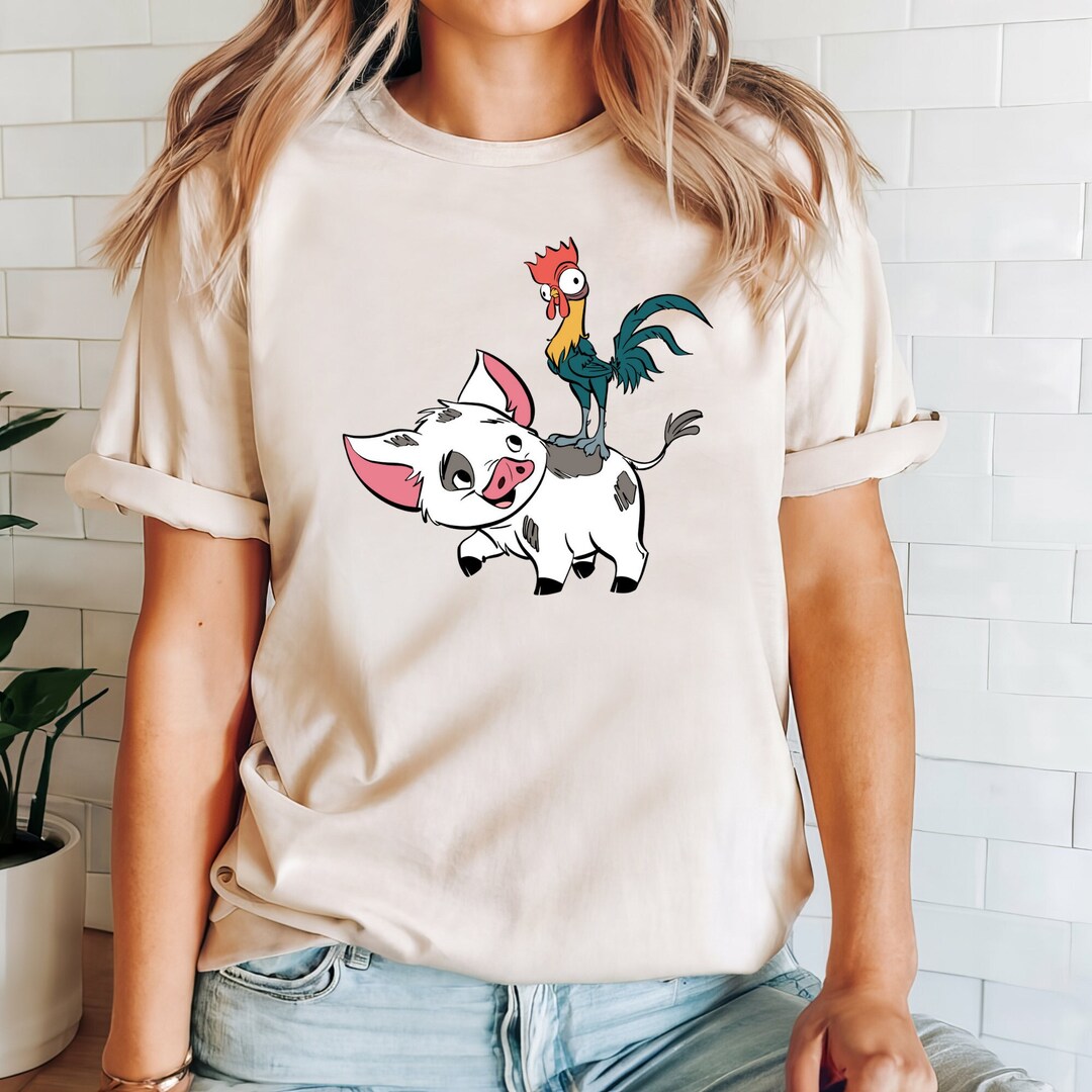 Pua and Hei Hei Tee, Moana Shirt, Disney Moana Tee, Disney Trip Shirt ...