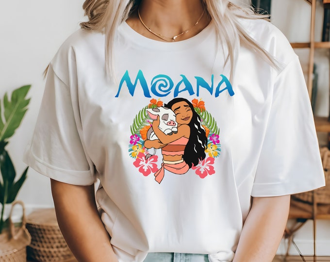 Disney Moana Shirt, Disney Moana 2 Movie Kids Shirt, Princess Moana ...
