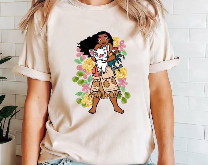 Disney Moana Shirt, Disney Moana 2 Movie Kids Shirt, Princess Moana ...