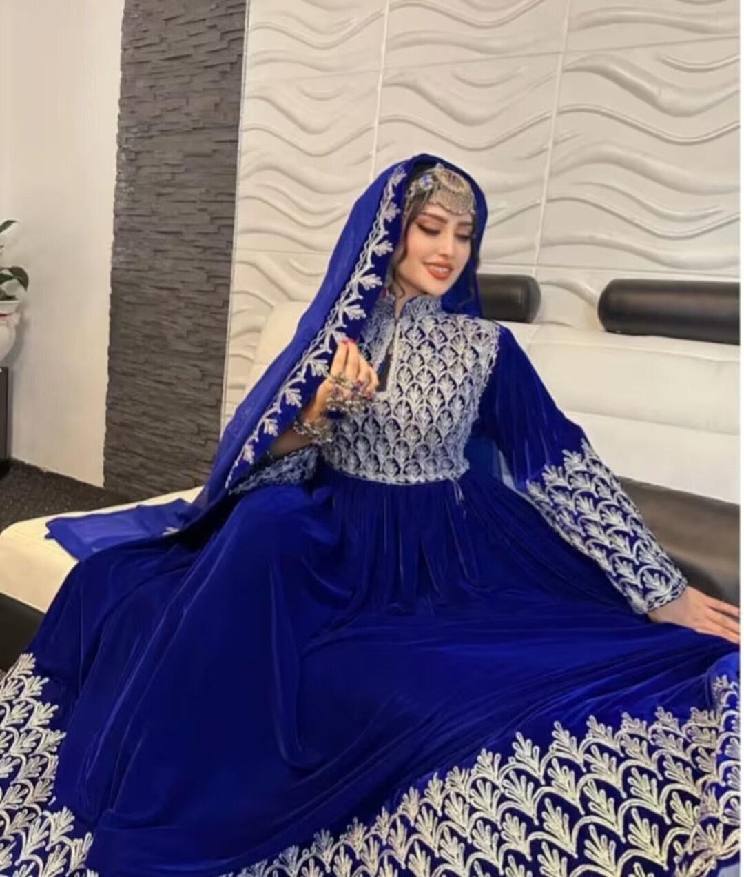 Afghan Traditional Zartaar / Dori Embroidered Dress|buy Now - Etsy