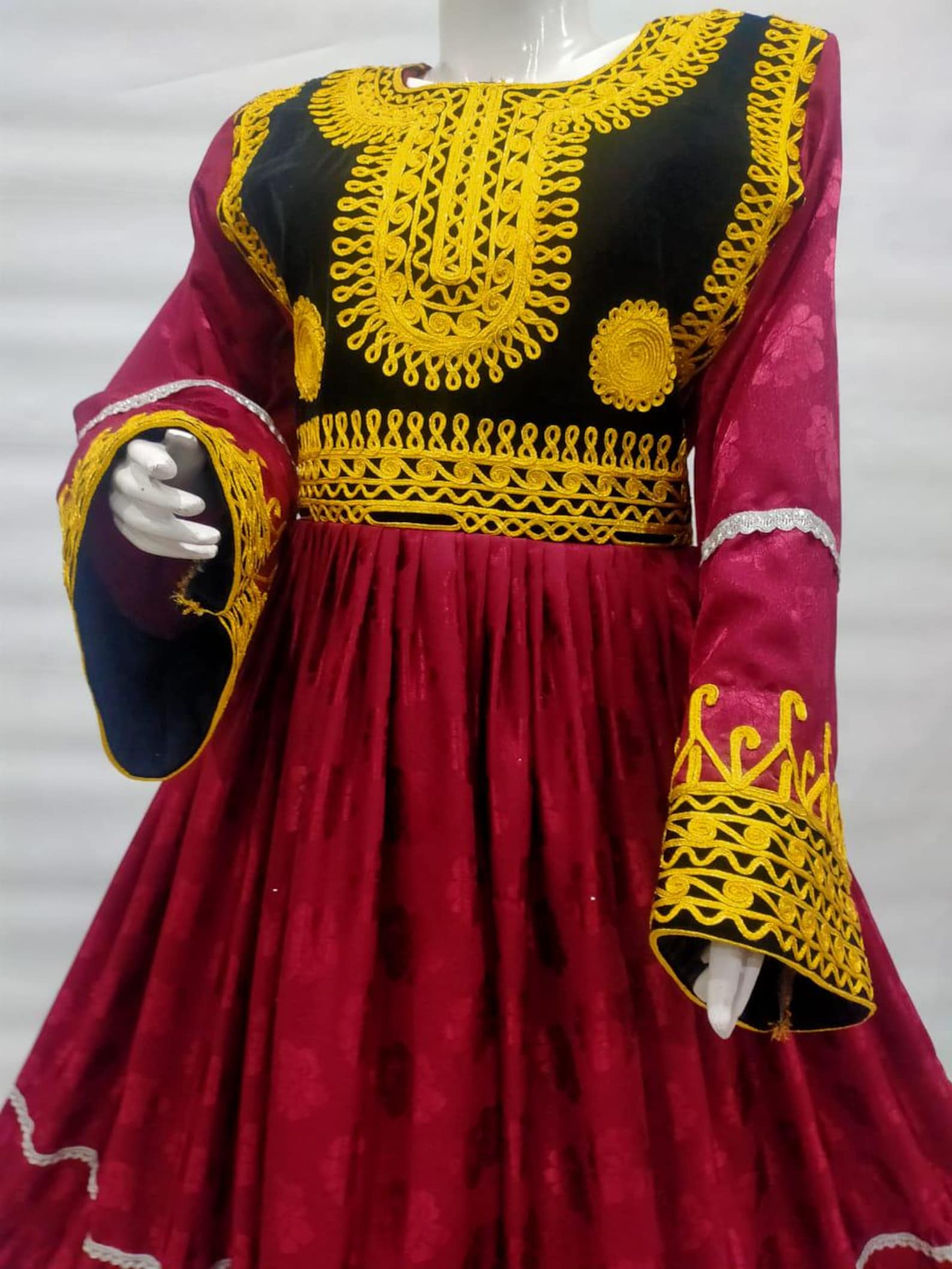 Afghan Traditional Chamra Embroidered Dress| Limited Stock| Buy Now - Etsy