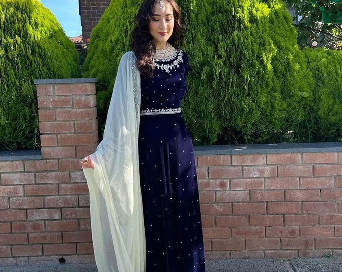 Gulnaz Hand Embroidery Indian Inspired Afghan Long Dress| Order Now - Etsy