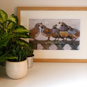 California Quail Giclee Print - Mosaic Quail Art - Quail Mosaic Art ...