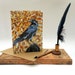 Crow Card - Crow Mosaic Art Card - Eco Friendly Card - Raven Card ...