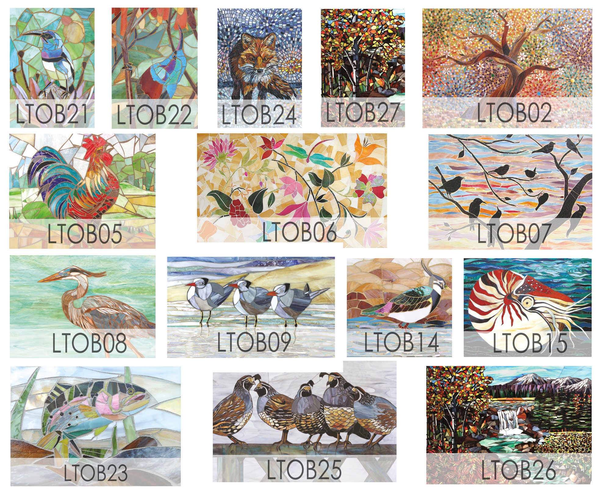 Fox by Moonlight Card Full Moon Fox Card Mosaic Art - Etsy