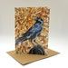 Crow Card - Crow Mosaic Art Card - Eco Friendly Card - Raven Card ...