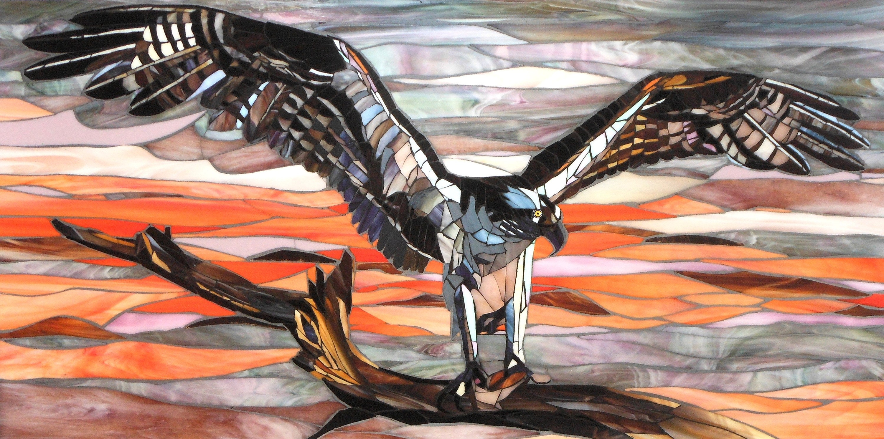 Osprey Print From Osprey Mosaic Art Limited Edition Osprey Giclee Print ...