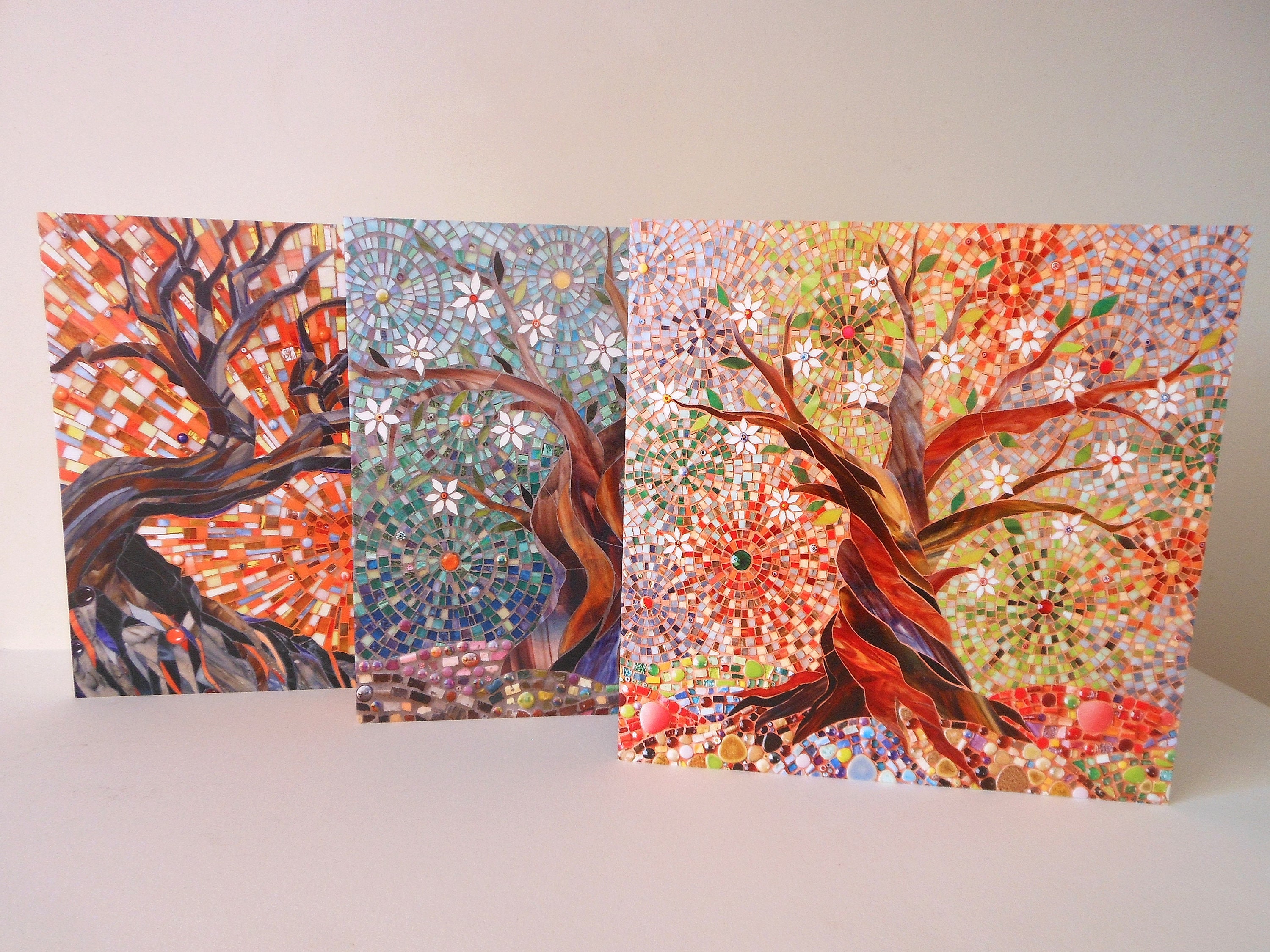 Three Tree of Life Cards Set of 3 Eco-friendly Cards Tree - Etsy