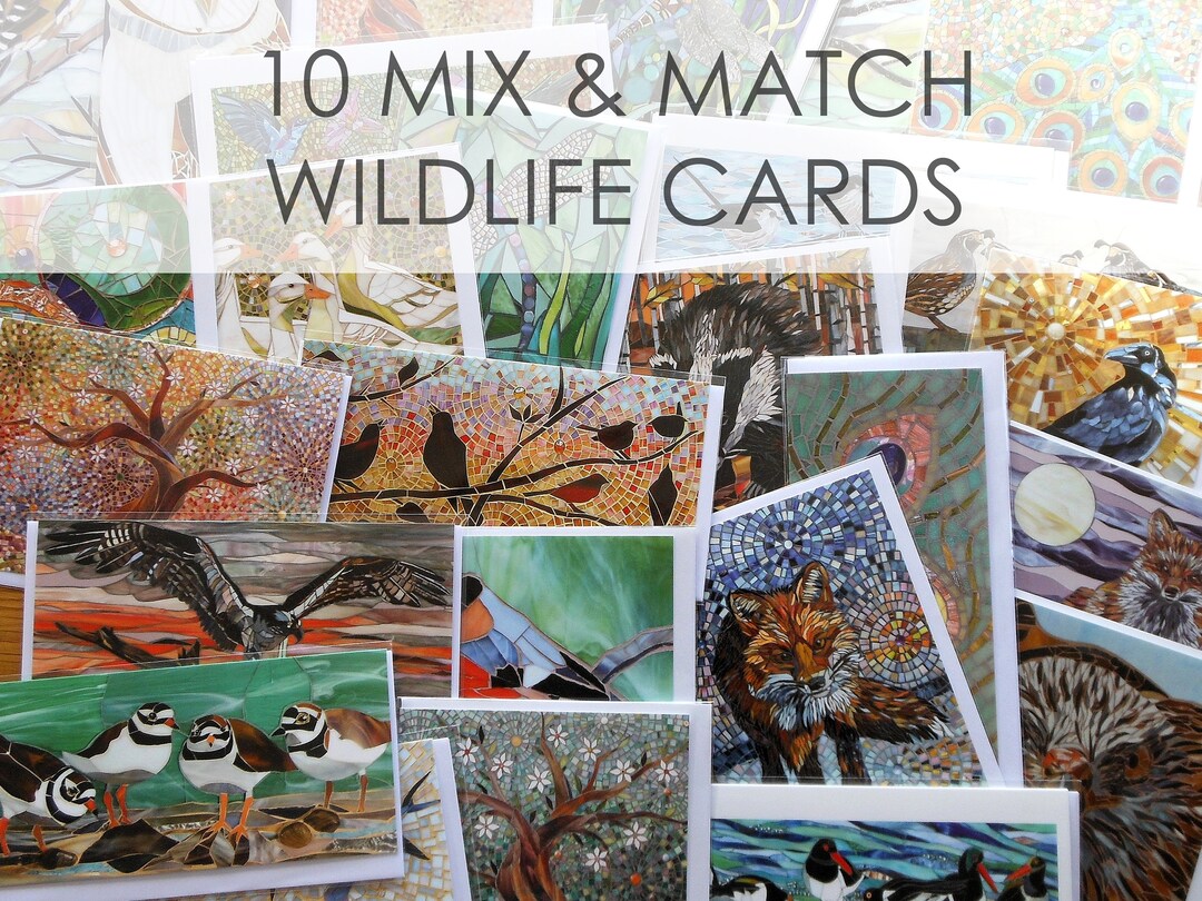 10 Mixed Cards of Your Choice From Original Mosaics - Eco-friendly ...
