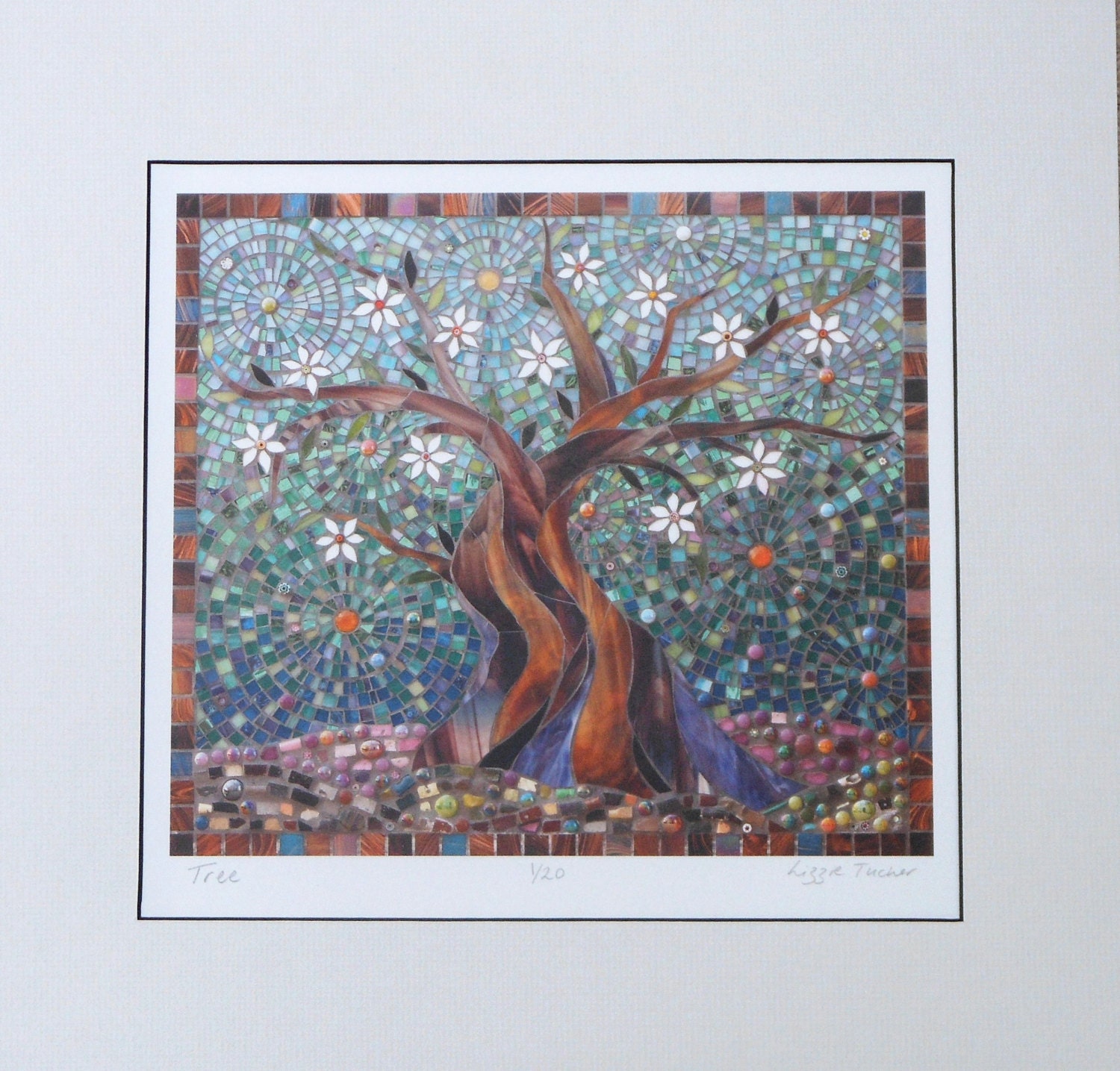 Blue Tree of Life Print Tree Print Tree Art Tree Wall - Etsy