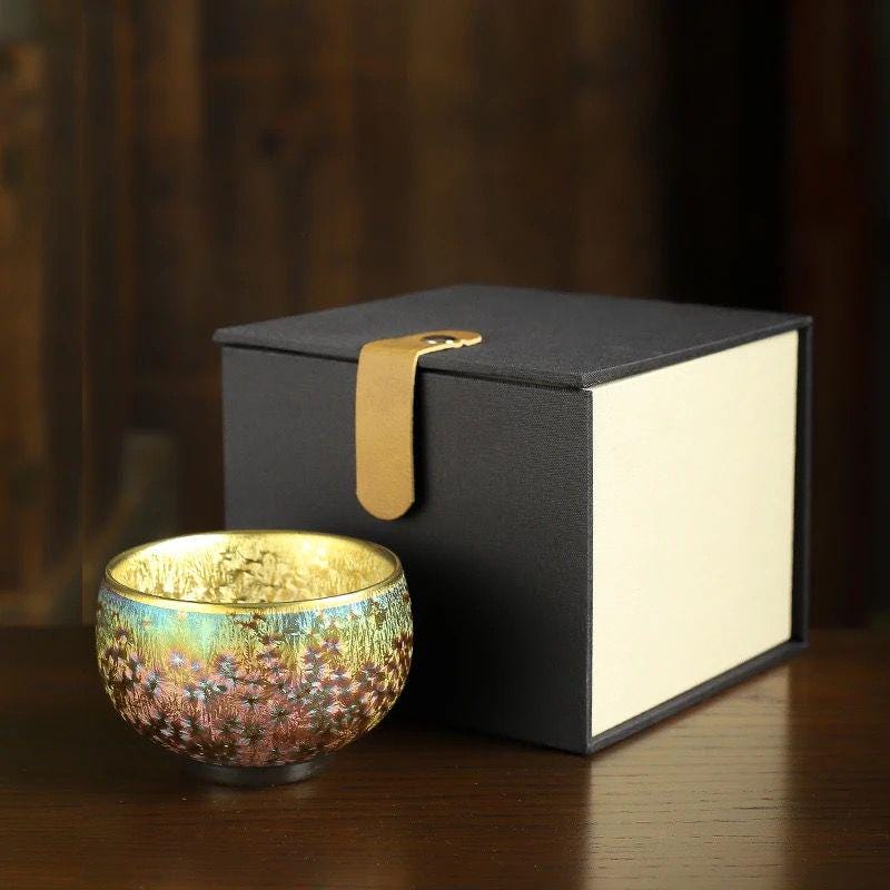 Chinese Kung Fu Ceramic Tea Cup, Chic Small Handleless Tea Cups ...