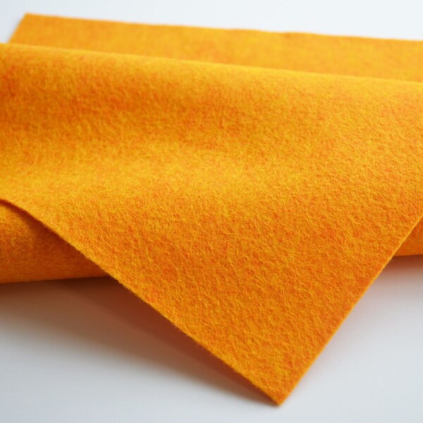 Orange Felt Hat - Etsy