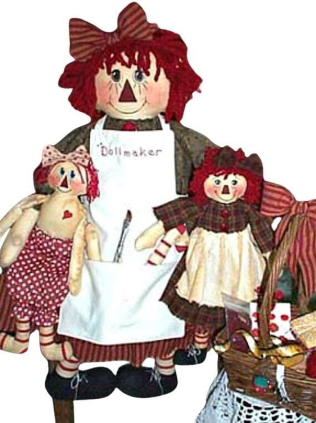 DIGITAL Rag Doll Pattern, Primitive Doll Pattern, Cloth Doll Pattern ...