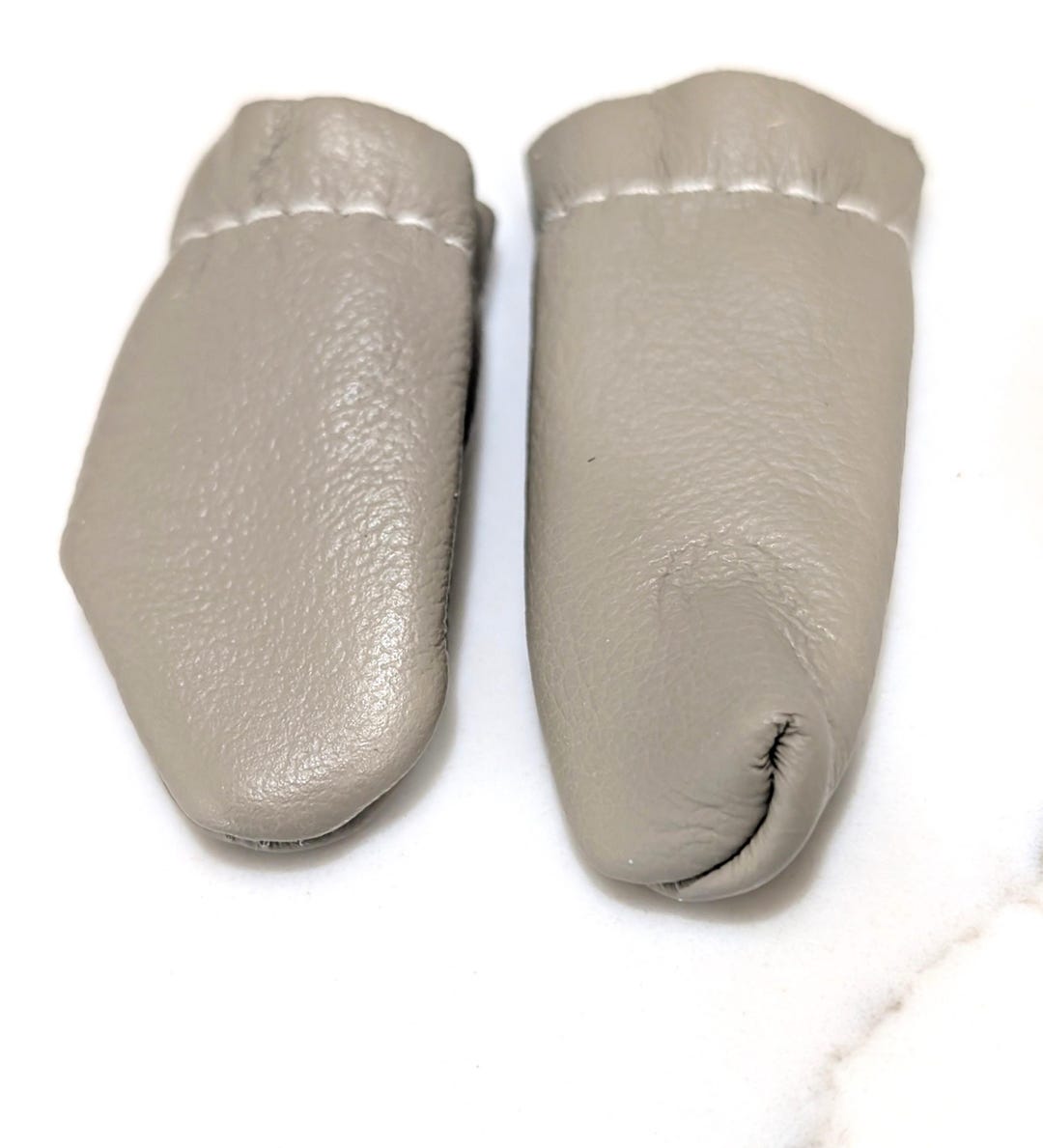 PAIR OF Needle Felting Finger Guards, LEATHER Finger Protectors, Needle ...